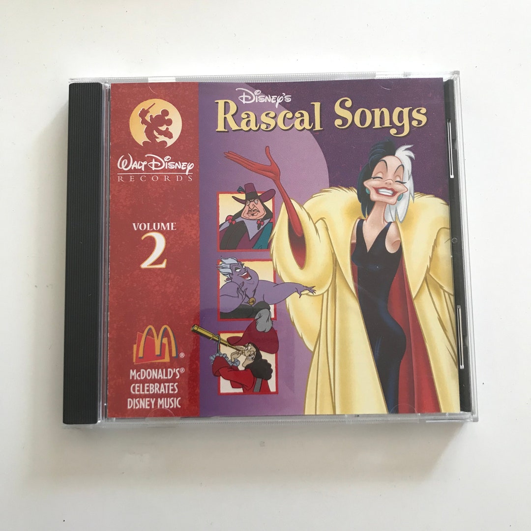 Vintage Disney's Rascal Songs Volume 2 CD 90s Walt Disney Records - Etsy