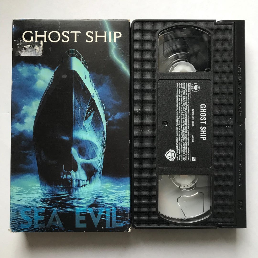Ghost Ship VHS Tape Retro 2000s Horror Nostalgia - Etsy