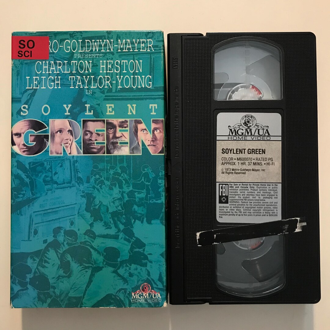 Vintage Soylent Green VHS Tape 70s Sci-fi Classic - Etsy
