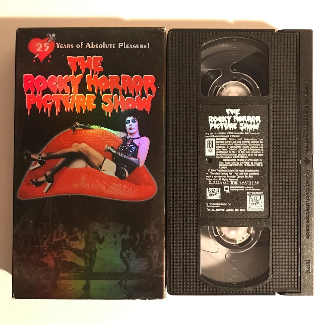 The Rocky Horror Picture Show VHS Tape 70s Cult Midnight Movie - Etsy