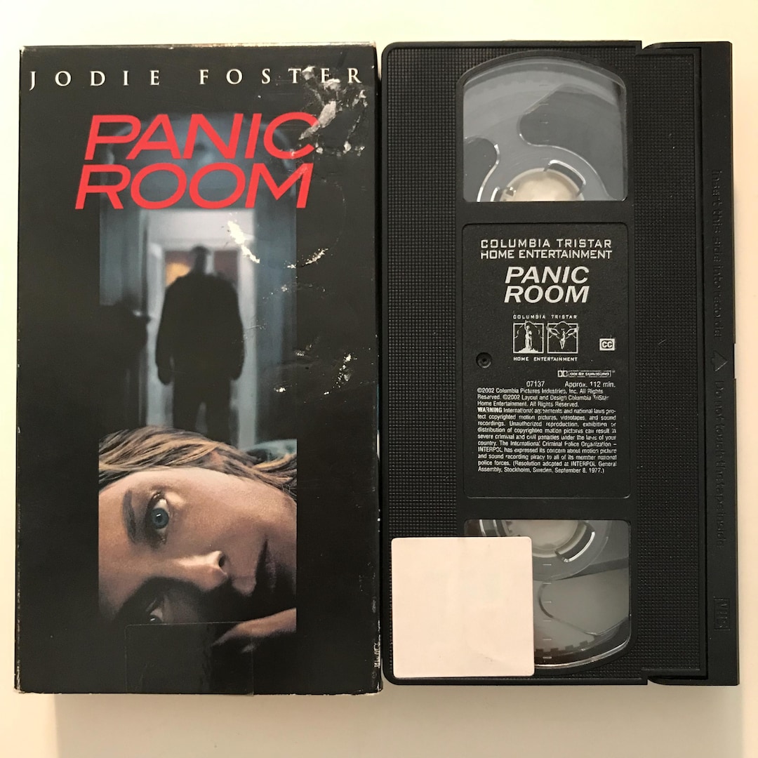 Panic Room VHS Tape Jodie Foster 2002 Thriller - Etsy