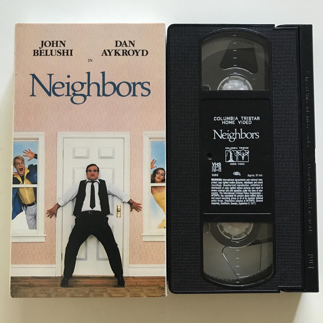 Neighbors VHS Tape 1981 80s Comedy John Belushi - Etsy