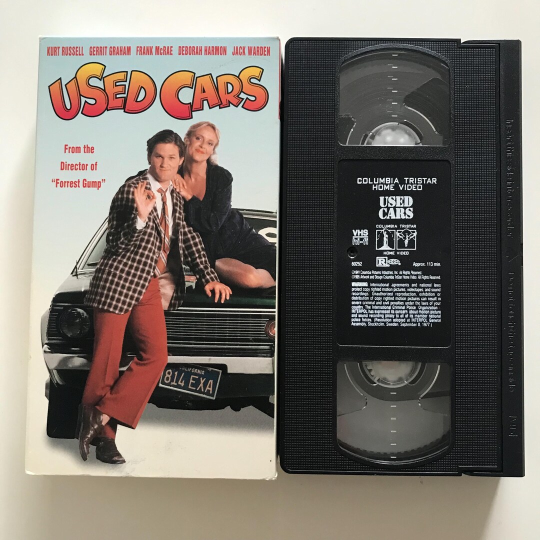 Used Cars VHS Tape Kurt Russell 80s Comedy - Etsy