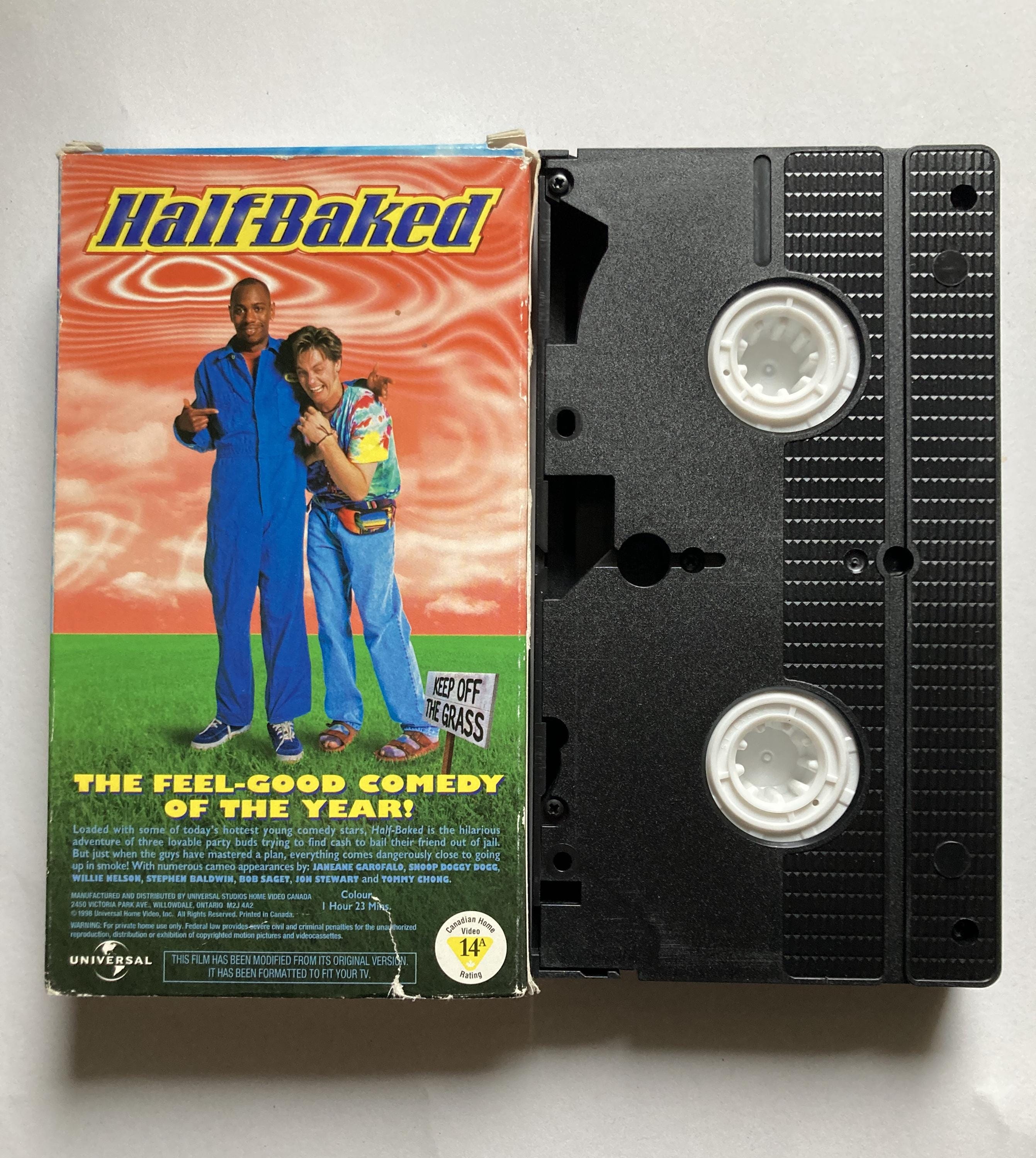 Half Baked VHS Tape 90s Stoner Comedy Dave Chappelle Jim Breuer - Etsy ...