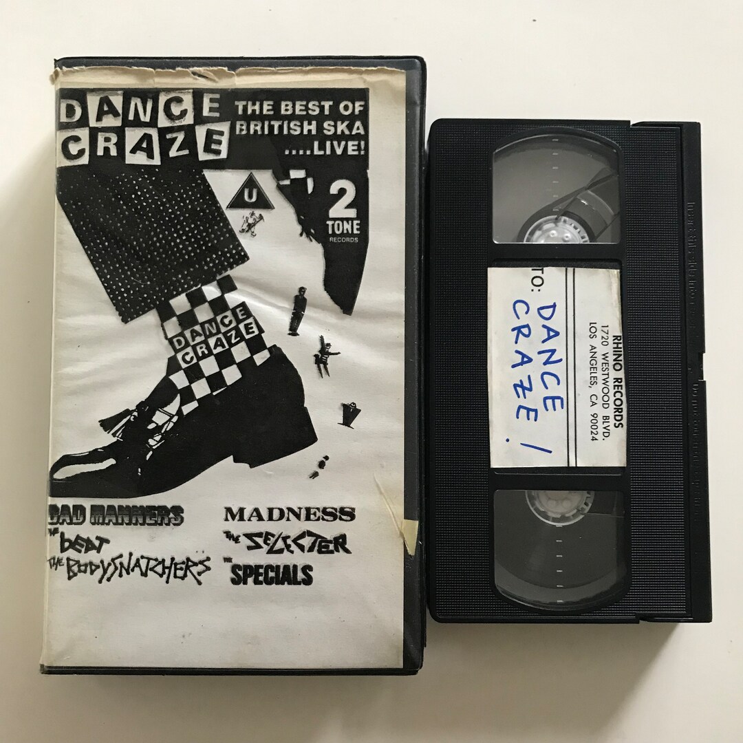 Dance Craze VHS Tape 80s British Ska Two Tone Madness the Specials Beat ...