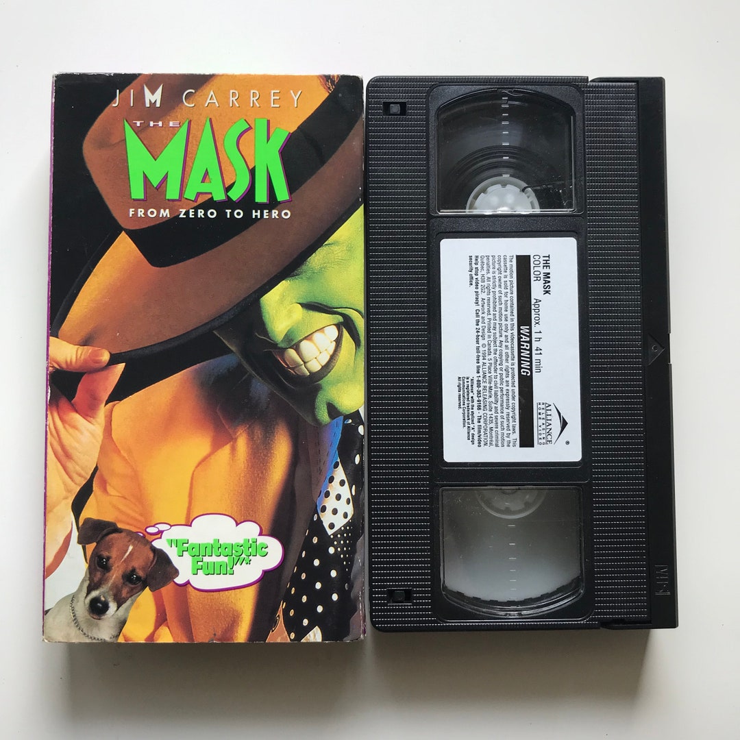 Vintage the Mask VHS Tape 90s Jim Carrey - Etsy Canada