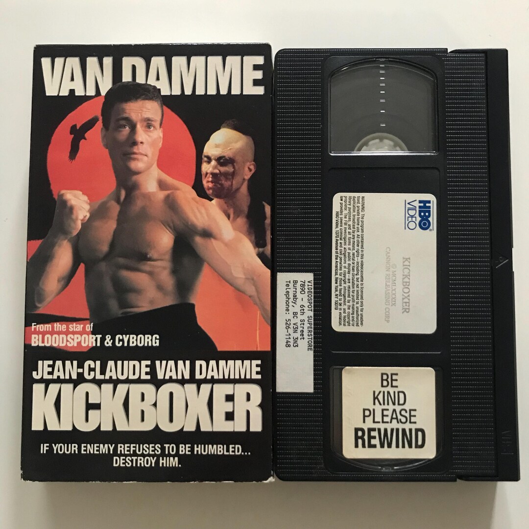 Vintage Kickboxer VHS Tape Jean-claude Van Damme 80s Action - Etsy