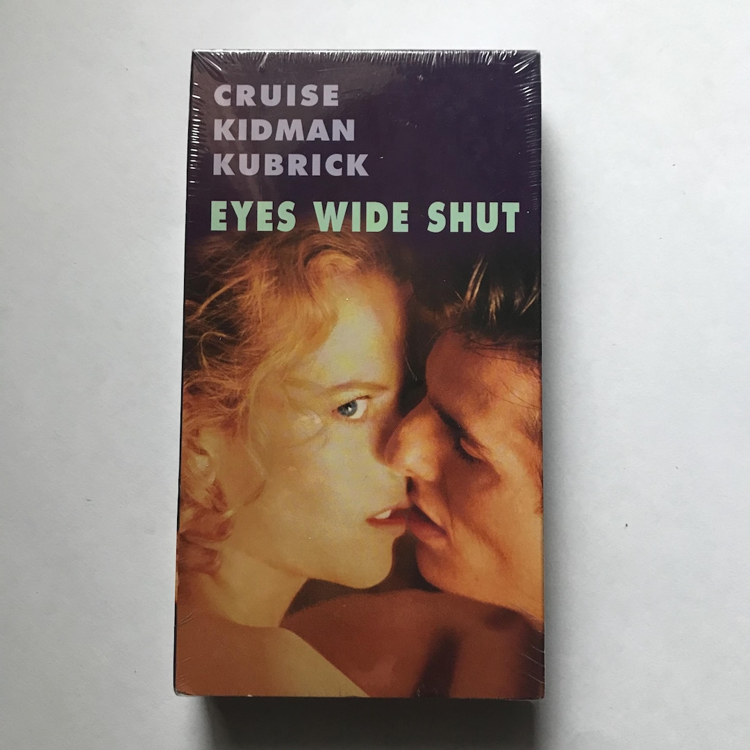 Eyes Wide Shut VHS Tape Vintage 90s Stanley Kubrick Cult Film Factory ...