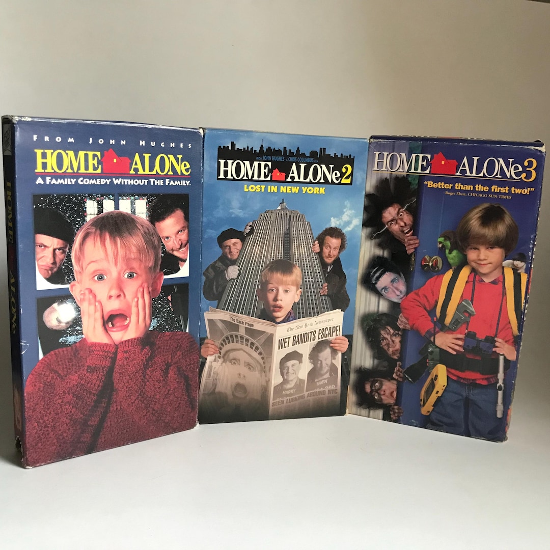 Home Alone Trilogy VHS Set 1 2 & 3 Retro 90s Nostalgia - Etsy