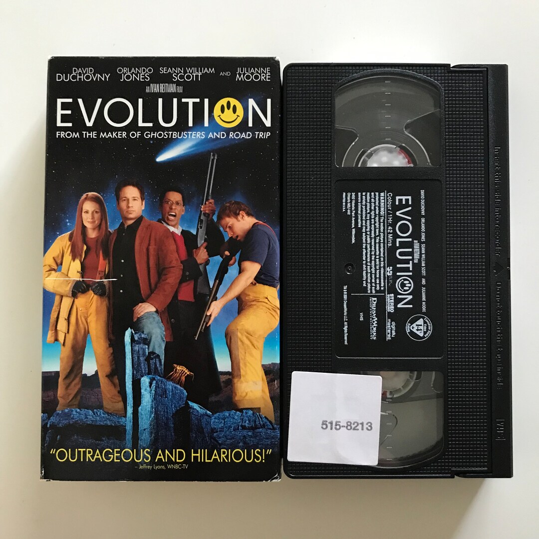 Evolution VHS Tape 2001 Alien Sci-fi Comedy Cult - Etsy