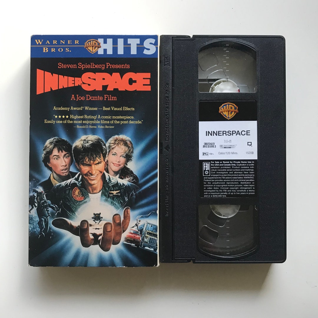 Innerspace VHS Tape Vintage Warner Bros 80s Adventure Film - Etsy