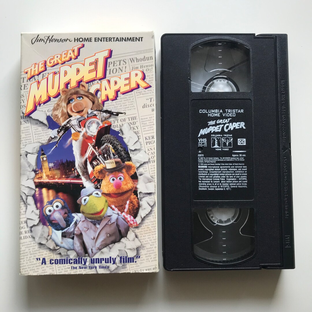The Great Muppet Caper VHS Tape 90s Jim Henson - Etsy