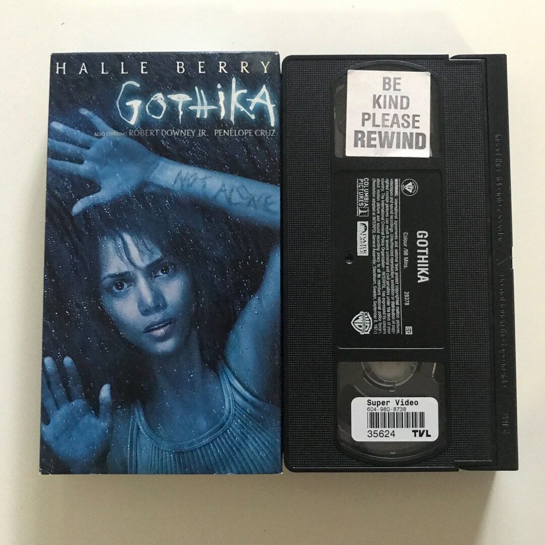 Gothika VHS Tape 2000s Horror Cult Halle Berry Ghost Story - Etsy