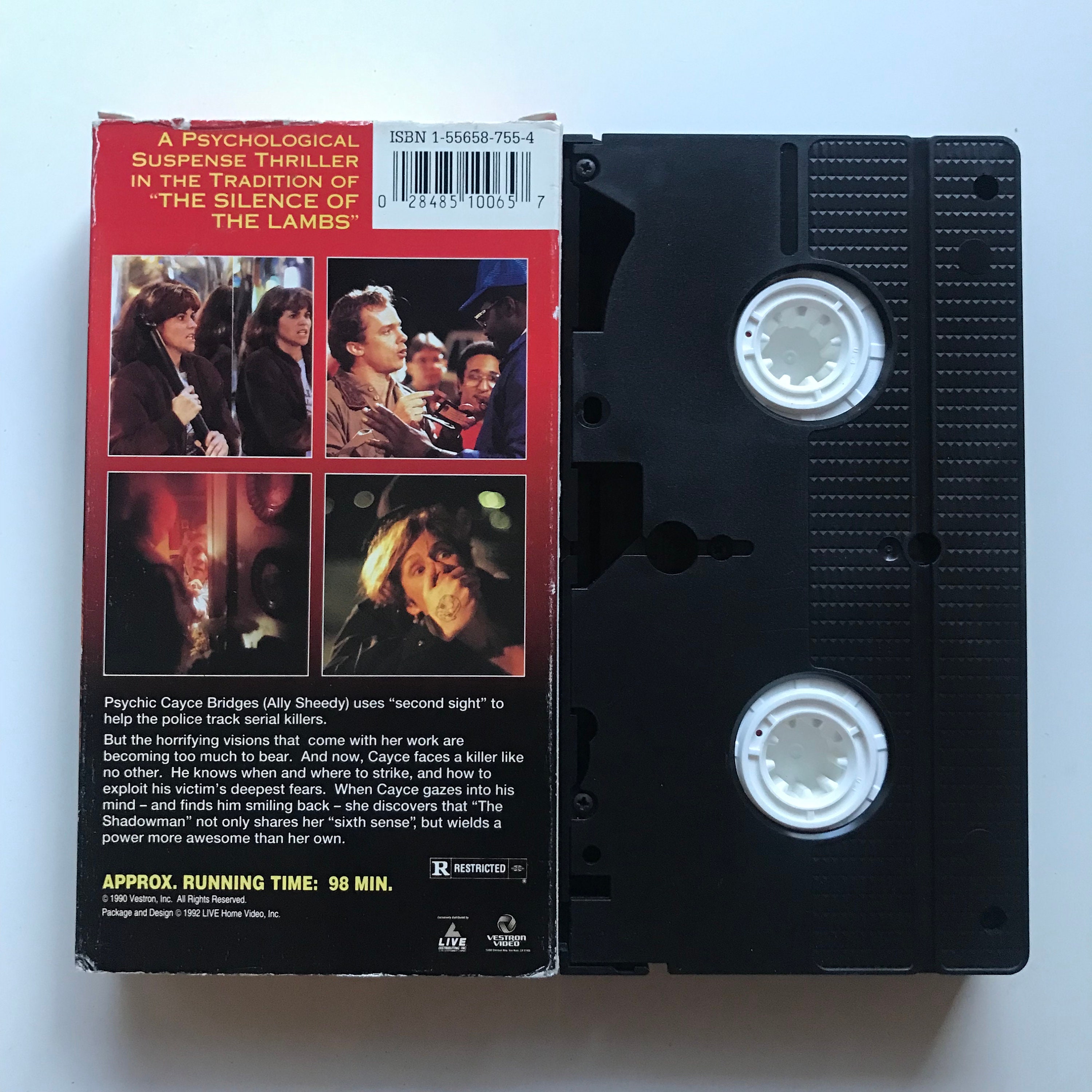 Fear VHS Tape 1990 Ally Sheedy Horror Thriller Vestron Video - Etsy