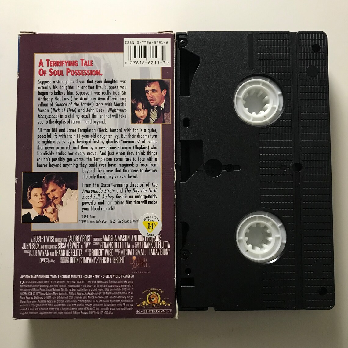 Audrey Rose VHS Tape 70s Occult Horror Thriller - Etsy