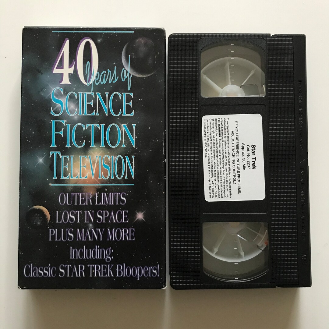 40 Years of Science Fiction Television VHS Vintage Star Trek Outer ...