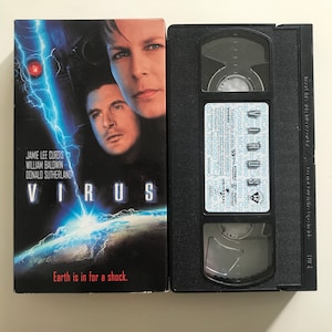 Vintage Virus VHS Tape 90s Sci-fi Jamie Lee Curtis Cult Film - Etsy