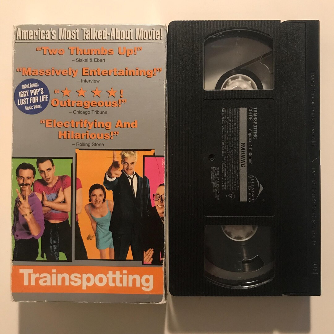 Trainspotting VHS Tape Retro 90s Cult Film - Etsy