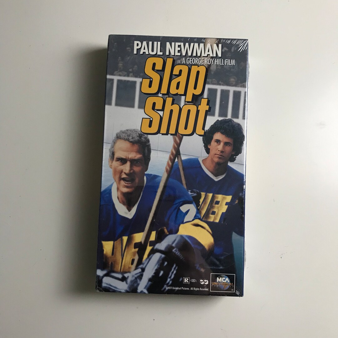 Vintage Slap Shot VHS Tape 70s Hockey Comedy Cult Film Paul Newman ...