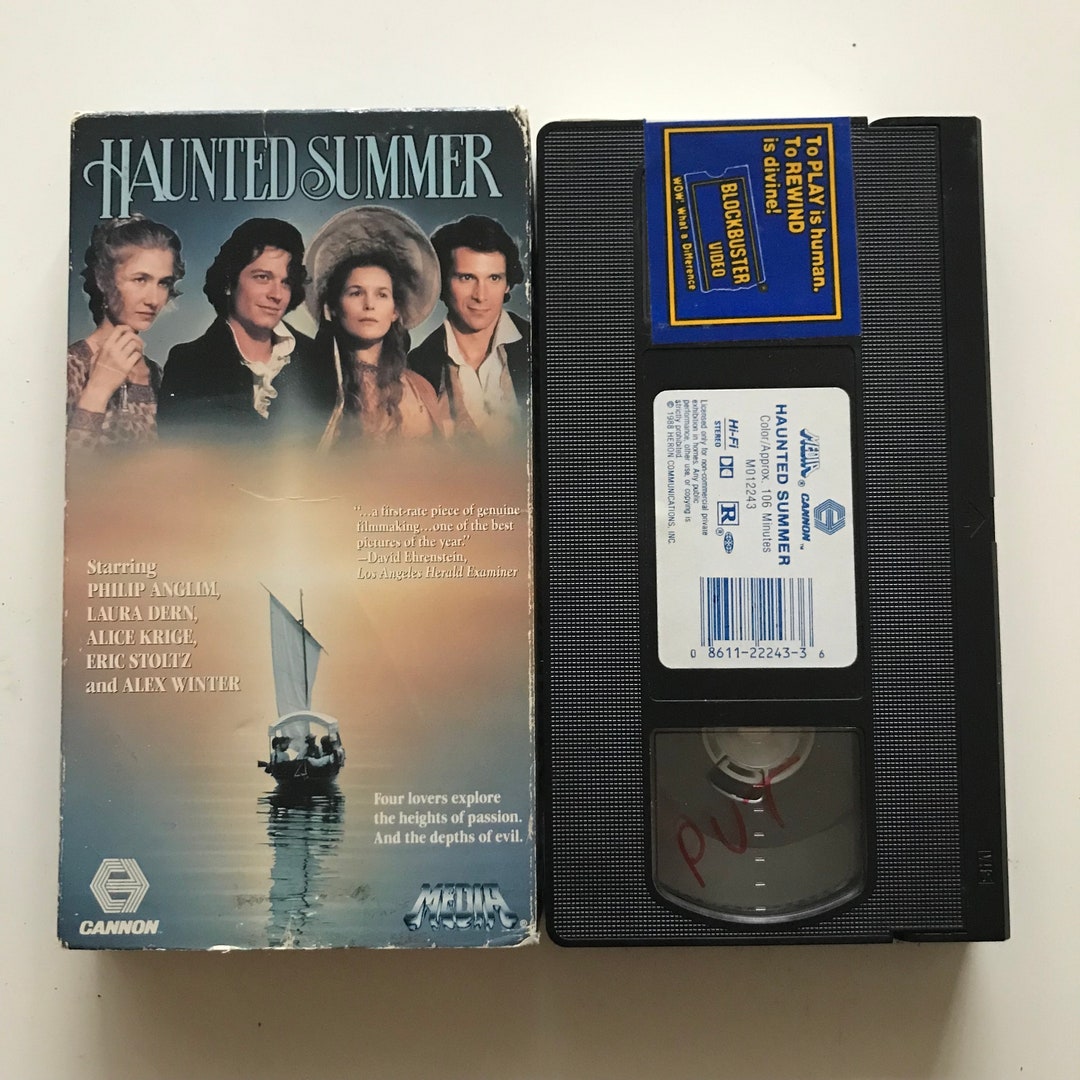 Haunted Summer VHS Tape 80s Media Home Entertainment Philip Anglim - Etsy
