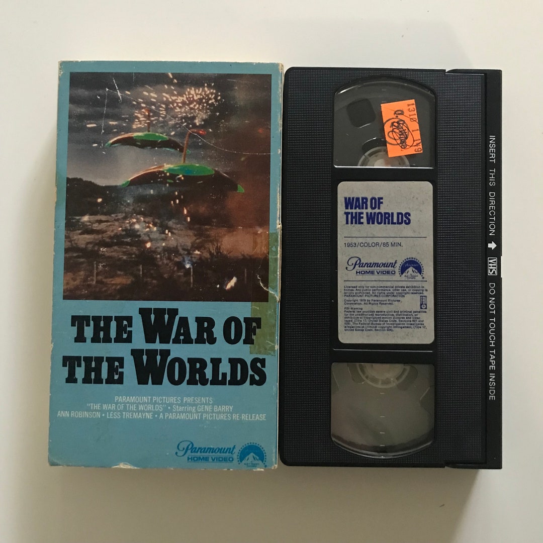 The War of the Worlds VHS Tape Original 1st Release 50s Sci-fi Classic ...