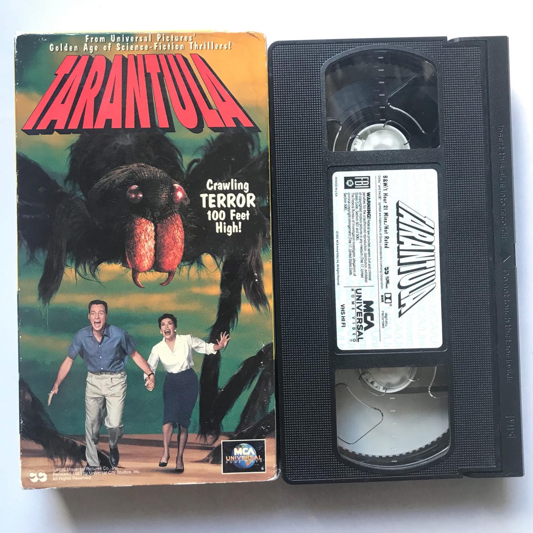 Tarantula VHS Tape 50s Universal Horror Giant Spiders B&W - Etsy