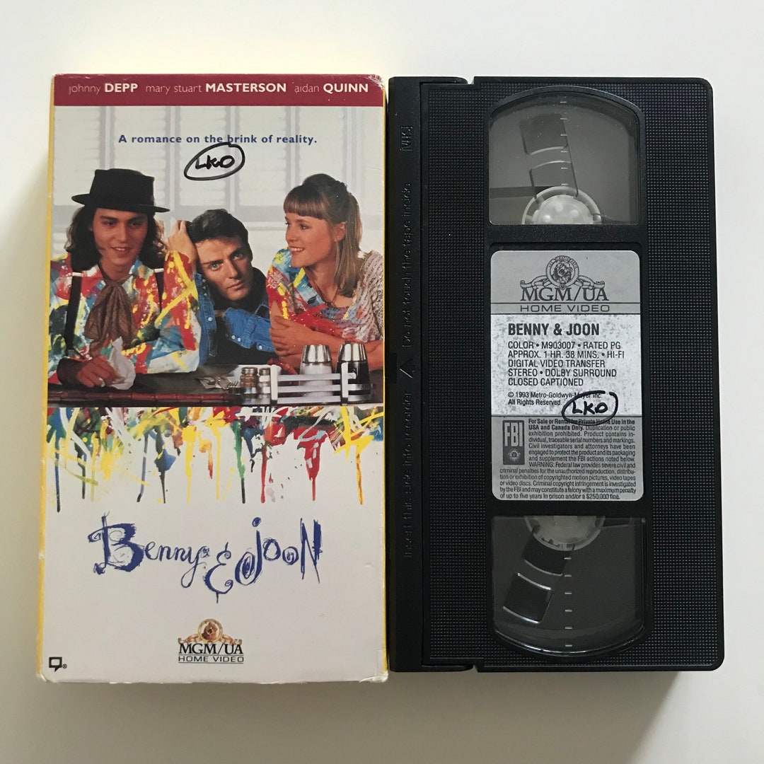 Benny & Joon VHS Tape Vintage Johnny Depp 90s Quirky Comedy - Etsy