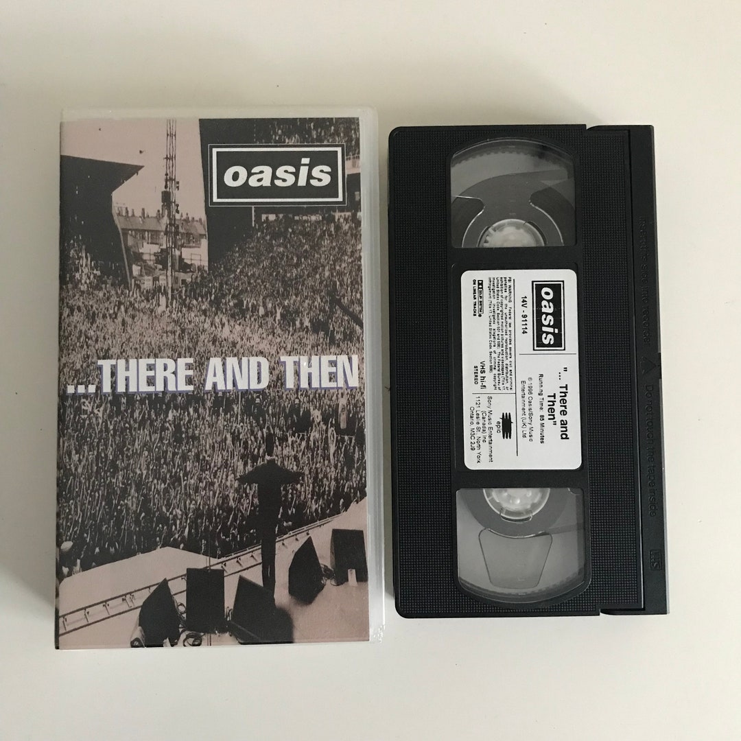 Oasis ...there and Then VHS Tape 90s Brit Pop Sony Music - Etsy
