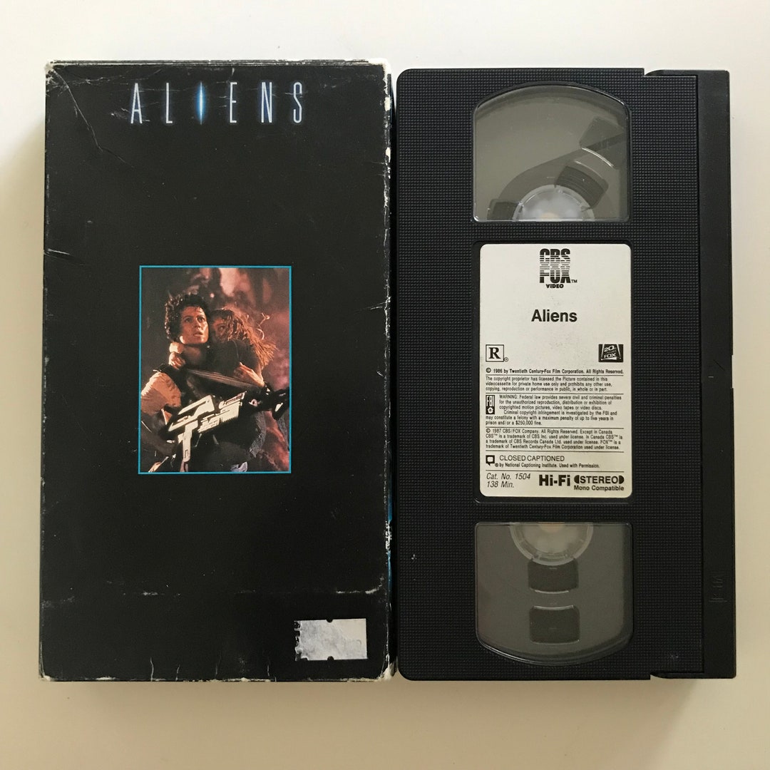 Vintage Aliens VHS Tape 80s Science Fiction Horror Sequel - Etsy