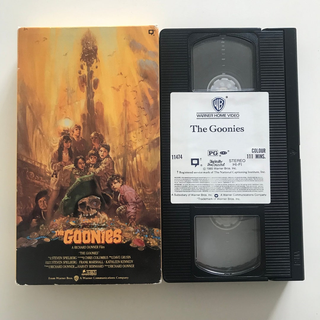The Goonies VHS Tape Original Vintage 80s Cult Film Rarity - Etsy