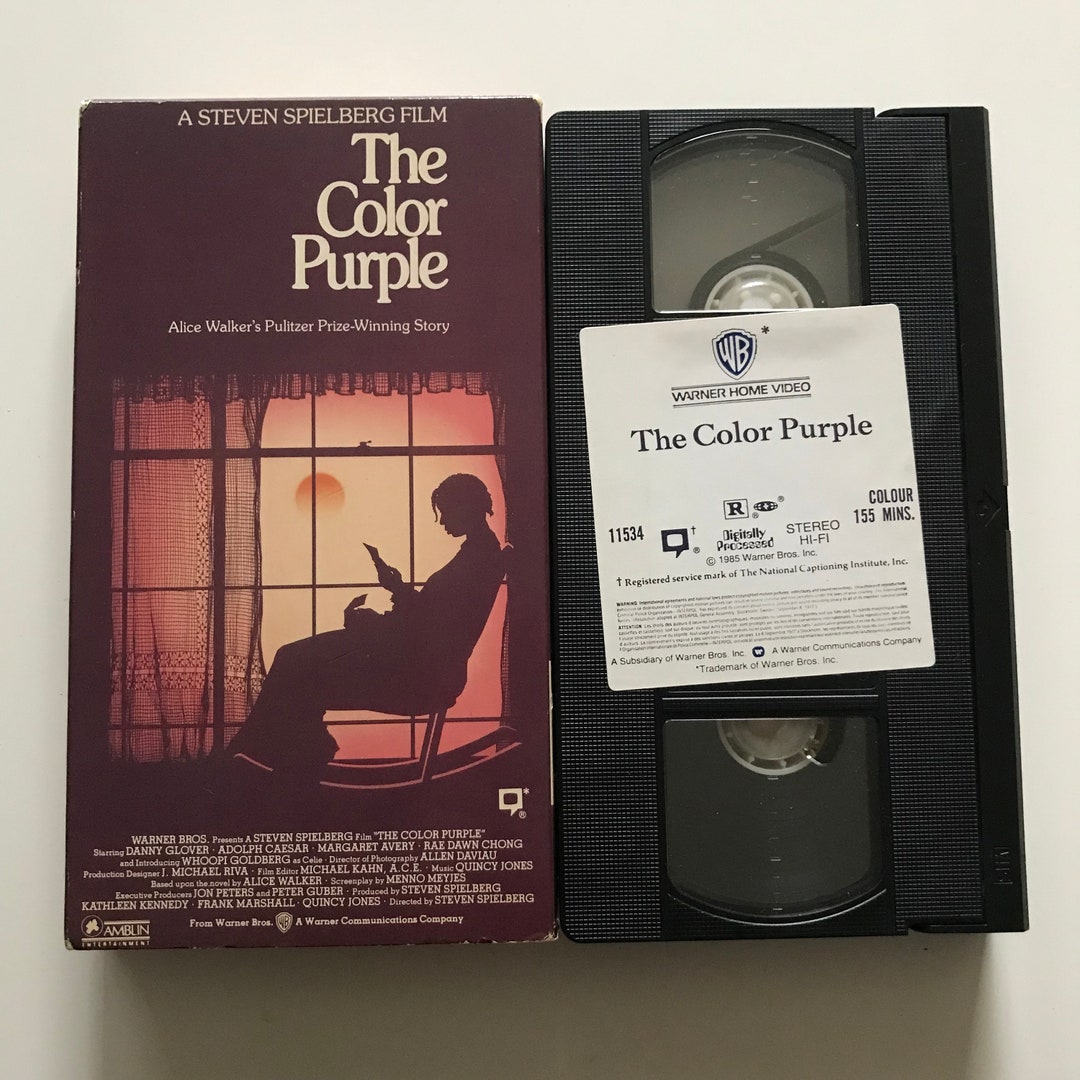 The Color Purple VHS Tape 80s Steven Spielberg Retro Gift - Etsy
