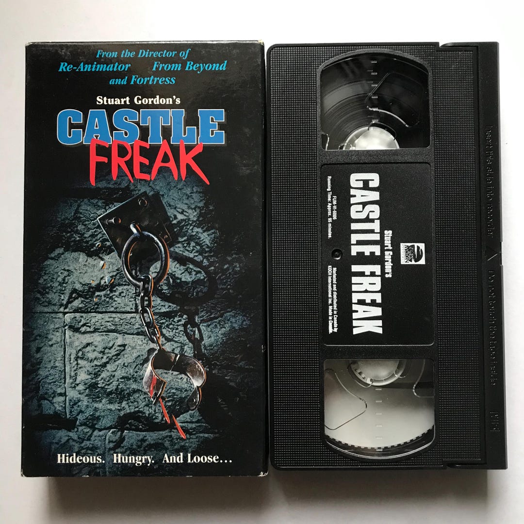 Castle Freak VHS Tape 90s B-horror Stuart Gordon Full Moon - Etsy