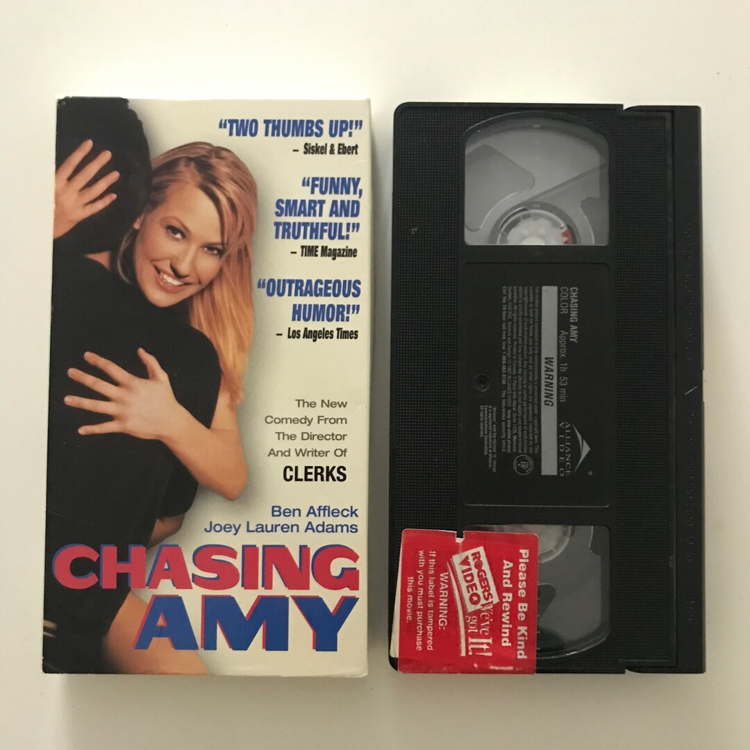 Chasing Amy VHS Tape Retro 90s Kevin Smith Cult Film - Etsy