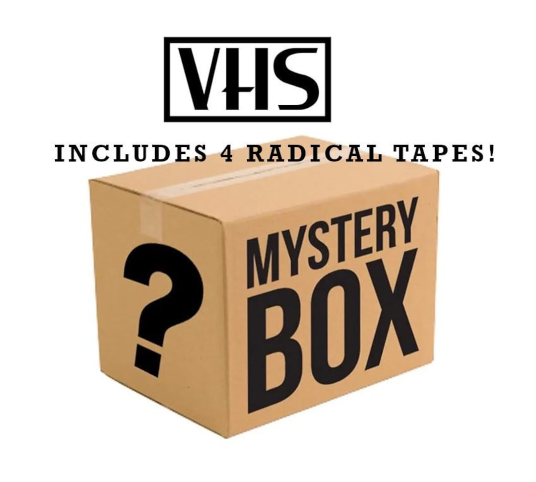 VHS Mystery Box - 4 Mixed Genre VHS Tapes Retro 80s 90s Analog Gift - Etsy