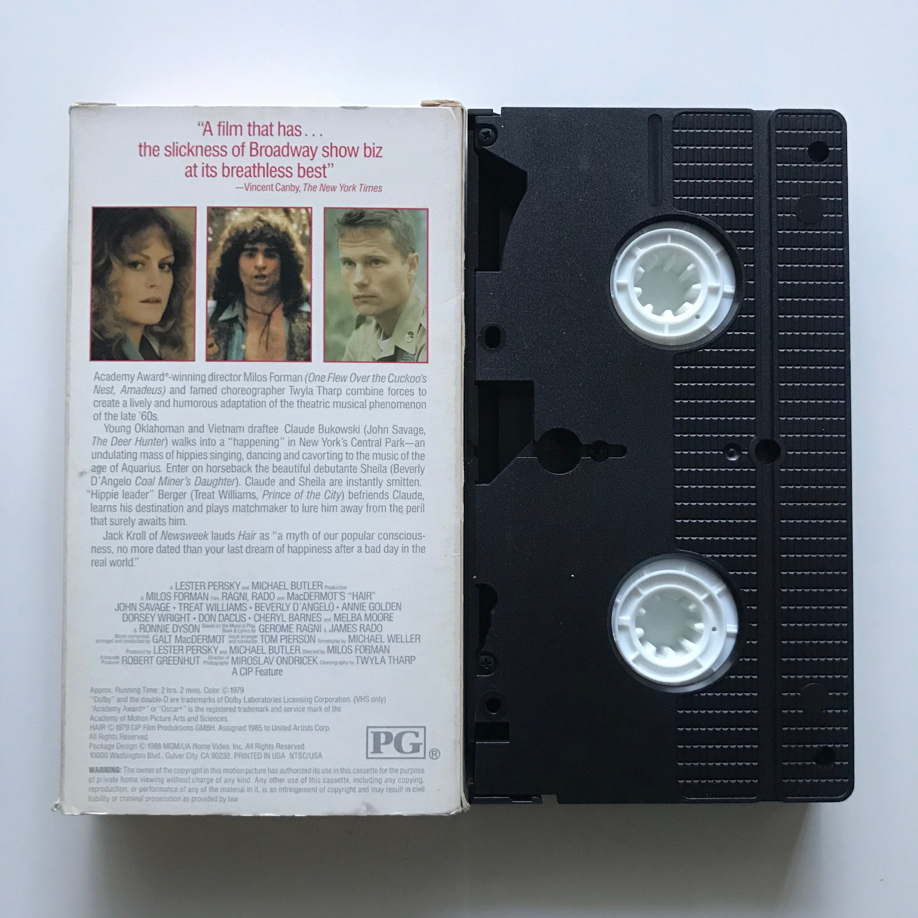 Vintage Hair VHS 1979 Hippie Cult Film John Savage Treat Williams ...