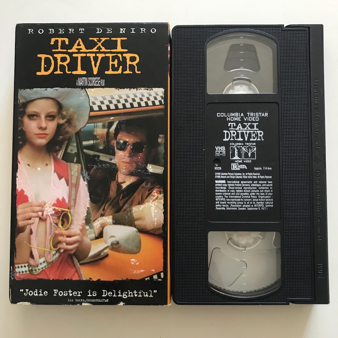 Vintage Taxi Driver VHS Tape 70s Cult Film Gift - Etsy