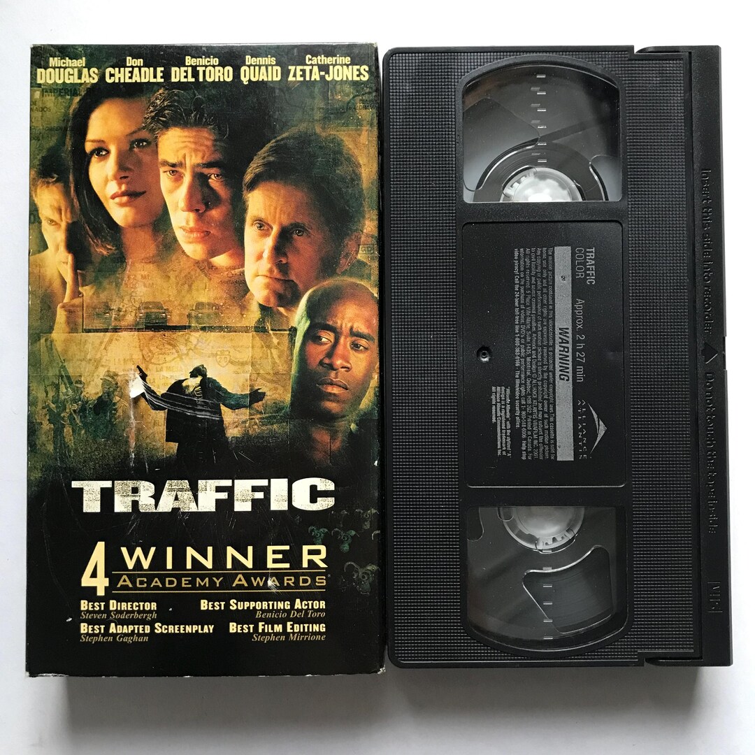 Traffic VHS Tape Steven Soderbergh 2000 Crime Drama Y2K Nostalgia - Etsy