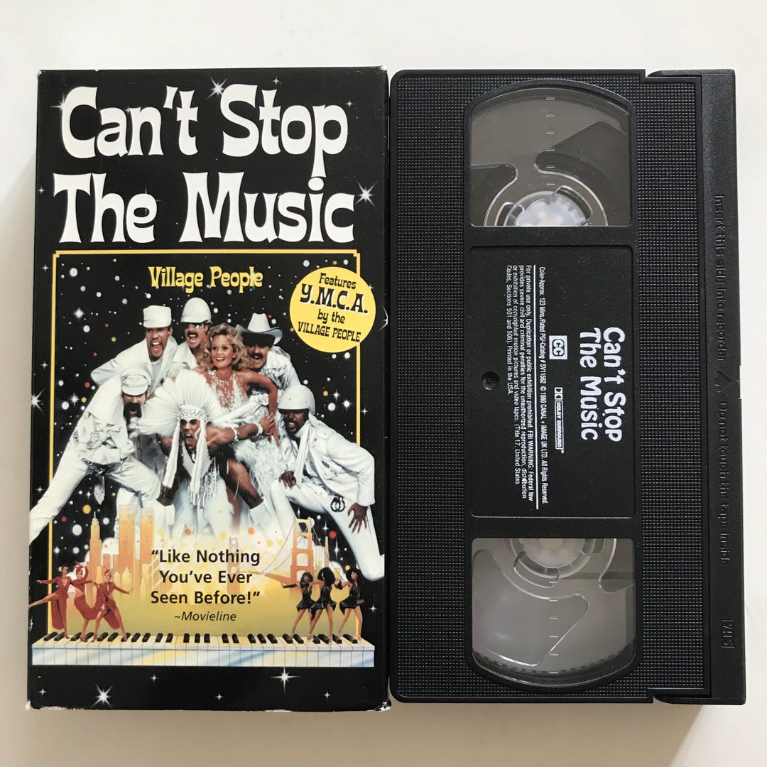 Can't Stop the Music VHS Tape 80s Campy Musical Village People Disco - Etsy