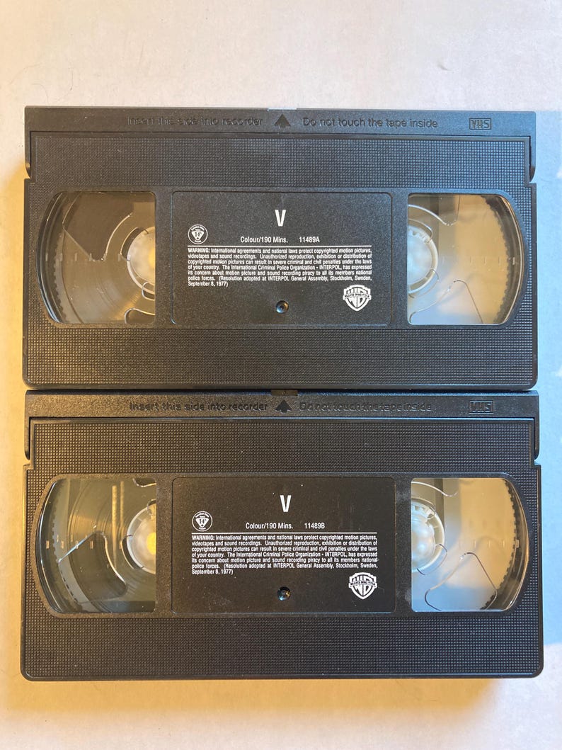 V - the Original Miniseries VHS Tape Set 1983 80s Science Fiction TV ...