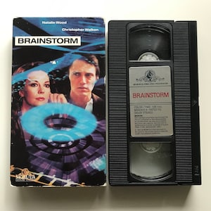 Brainstorm VHS Tape 80s Sci-fi Christopher Walken Natalie Wood - Etsy