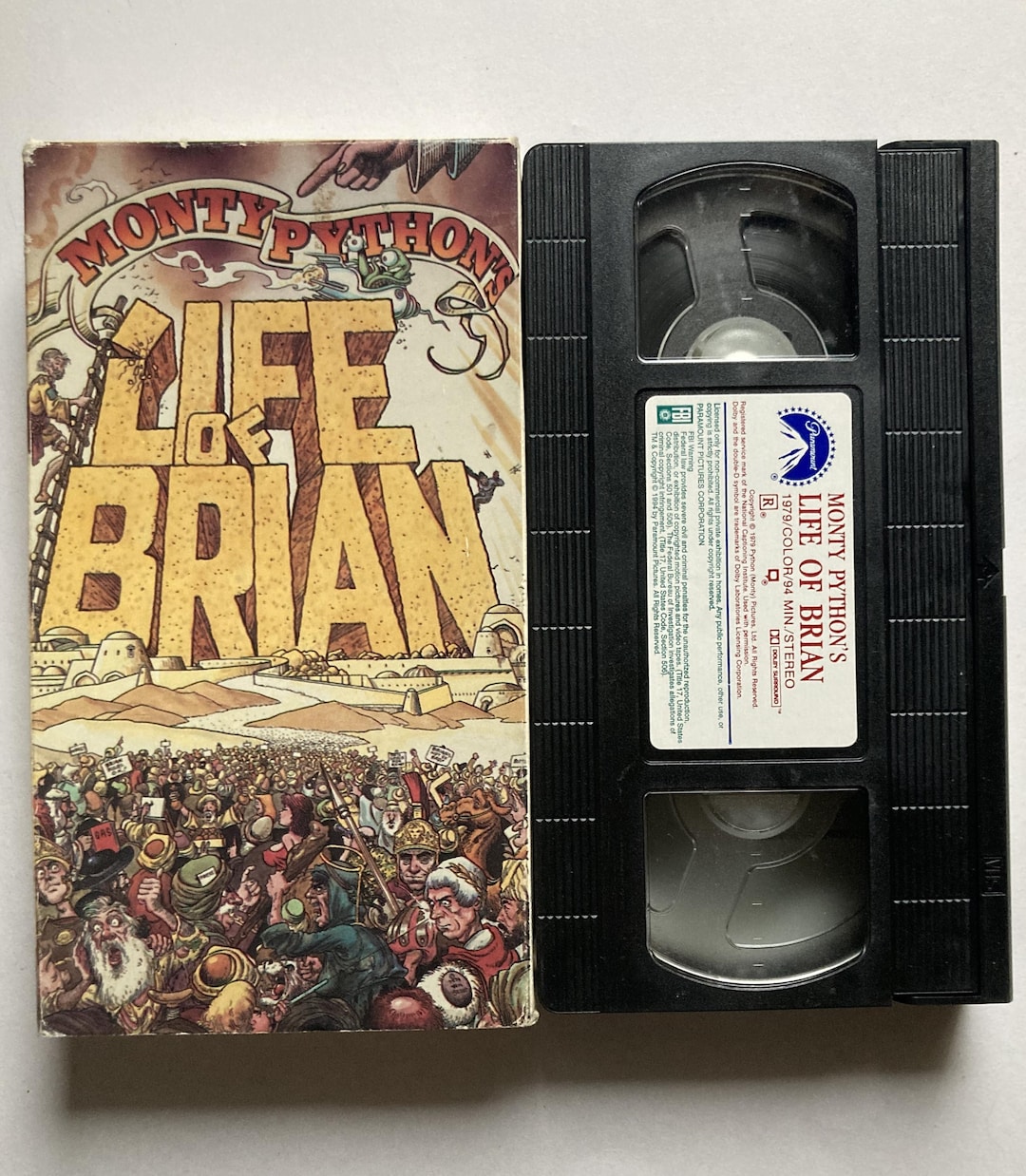 Monty Python's Life of Brian VHS 70s British Comedy Classic - Etsy ...