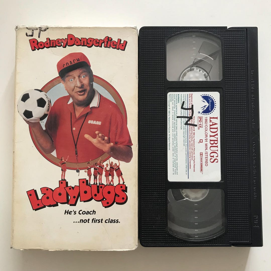 Ladybugs VHS Tape Rodney Dangerfield 90s Sport Comedy - Etsy