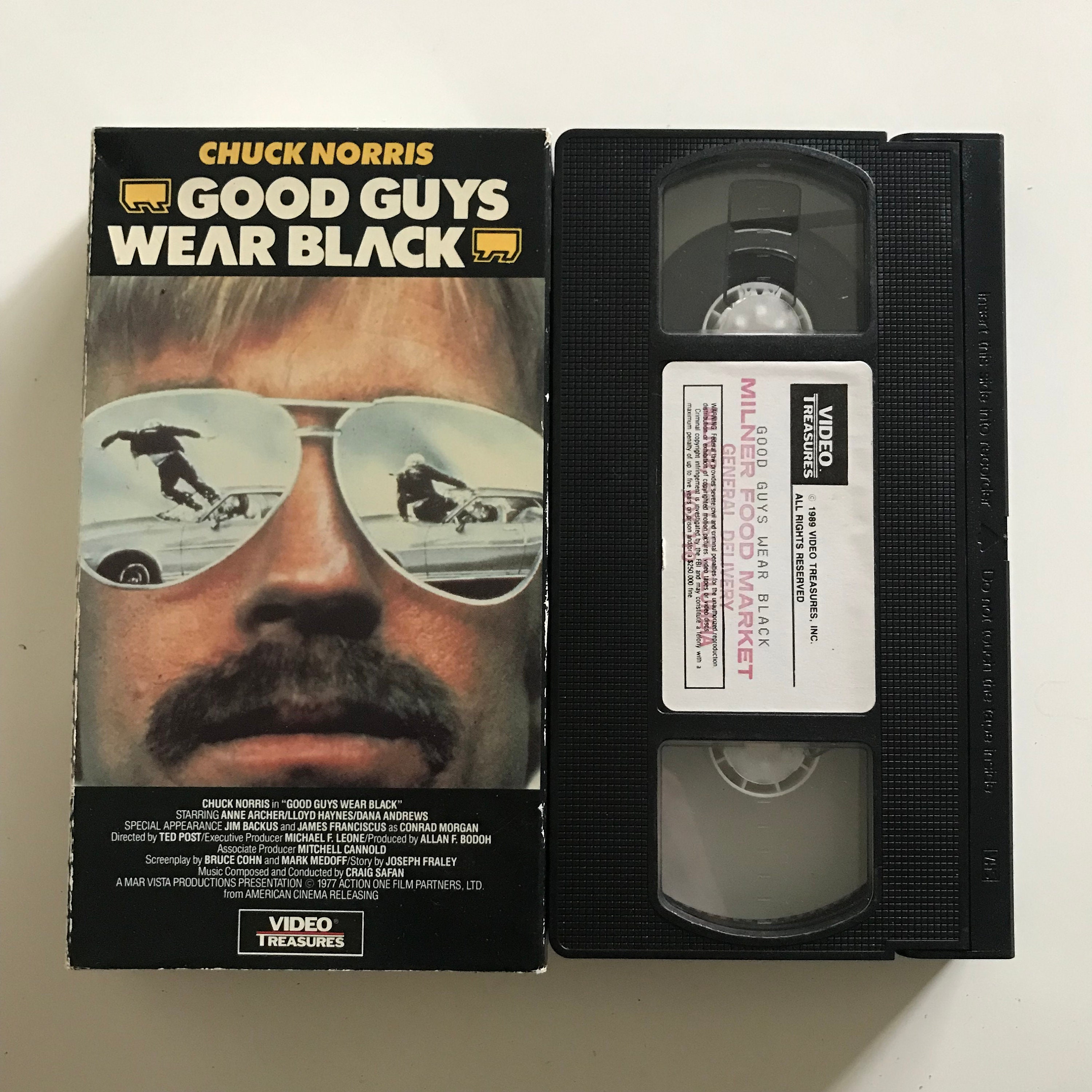 Good Guys Wear Black VHS Vintage Chuck Norris 70s Martial Arts - Etsy