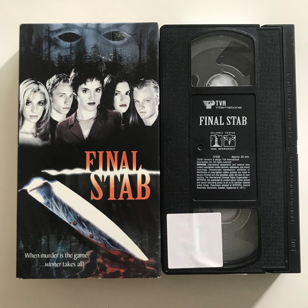 Final Stab VHS Tape 2001 Horror Y2K David Decoteau Cult Slasher - Etsy