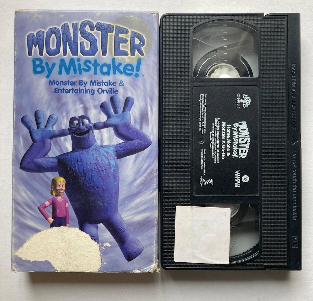 Monster by Mistake VHS Retro 90s Computer Animation YTV Canadian ...
