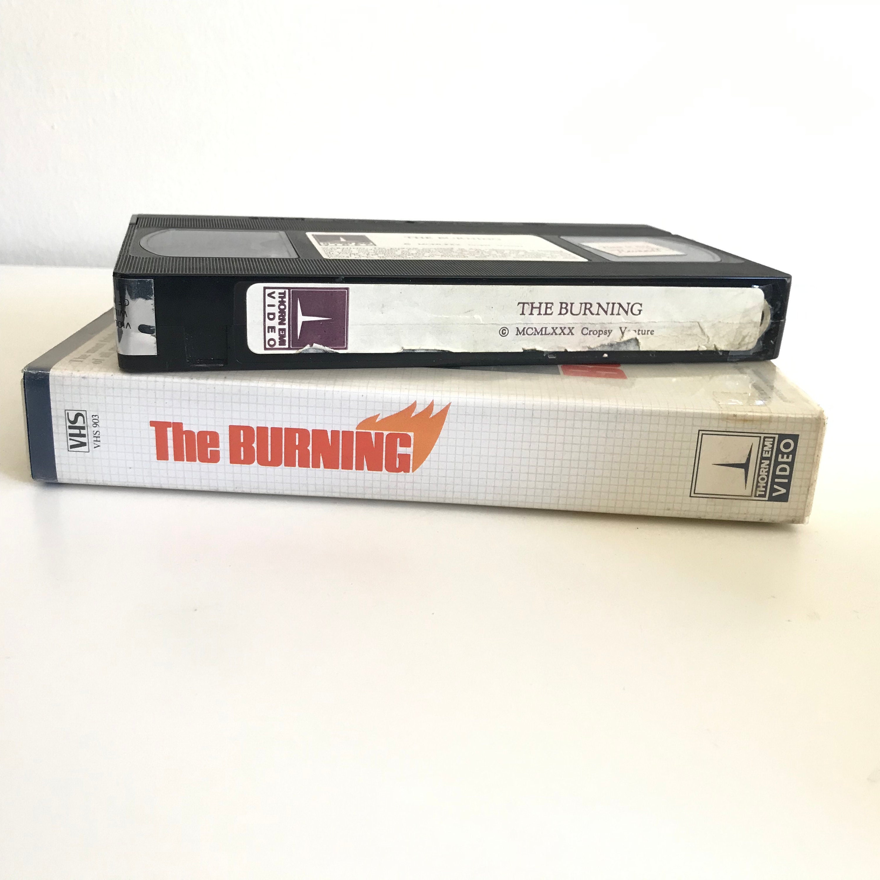The Burning VHS Tape 80s Horror Slasher Film Original Thorn EMI ...