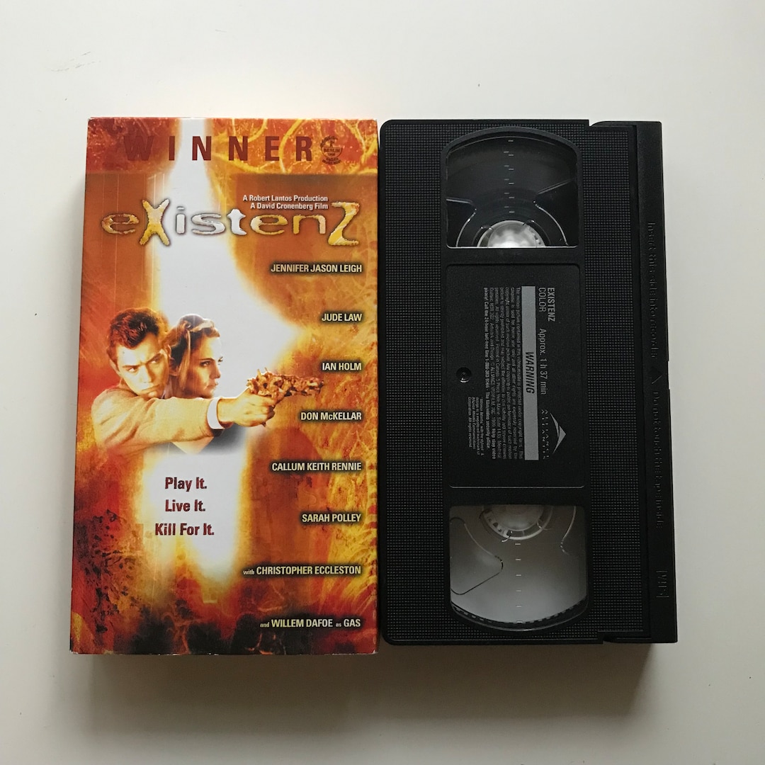 Existenz VHS Tape 90s David Cronenberg Video Game Sci-fi Horror - Etsy