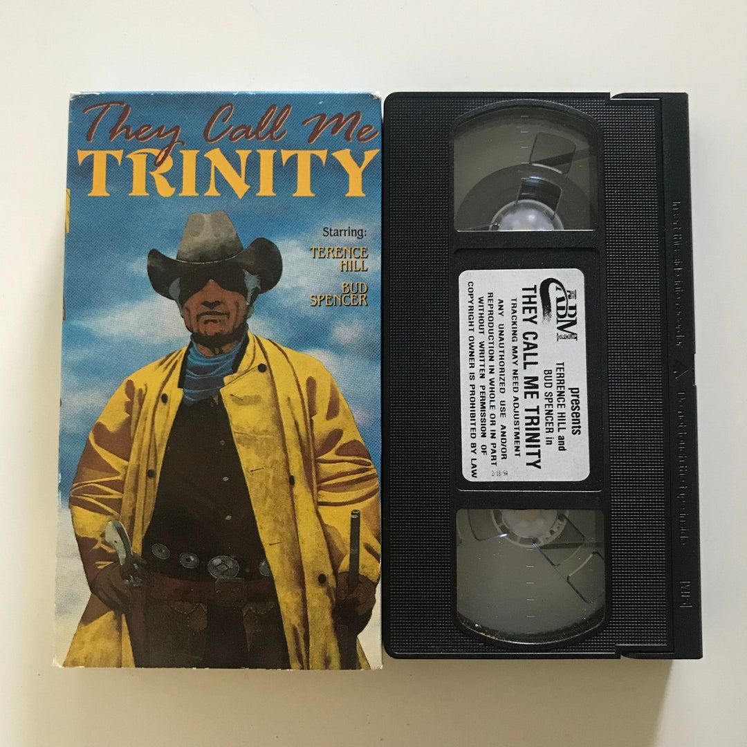 They Call Me Trinity VHS Tape 70s Western Comedy Classic Terence Hill ...