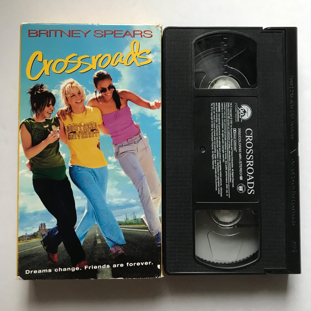 Crossroads VHS Tape 2000s Britney Spears Teen Drama Comedy Y2K ...