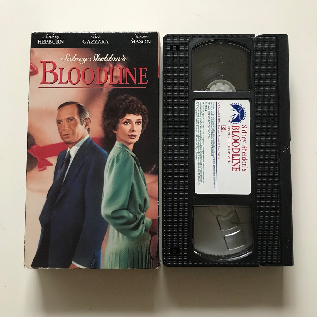 Bloodline VHS Tape Sidney Sheldon Audrey Hepburn 80s Horror Thriller - Etsy